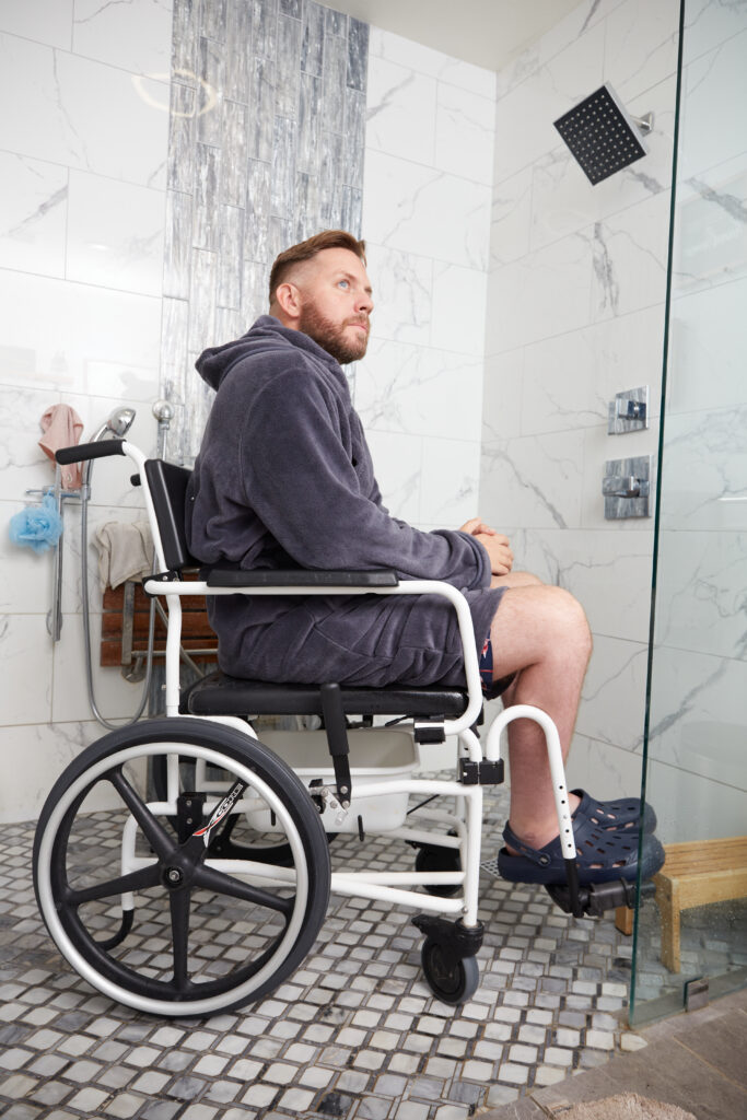 600 Rehab Shower/Commode Chair – ActiveAid